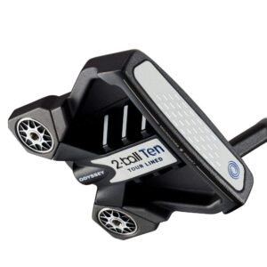 Odyssey Golf 2021 Ten Putter (Right-Handed, 2 Ball Lined, Slantneck Pistol, 34") , Black