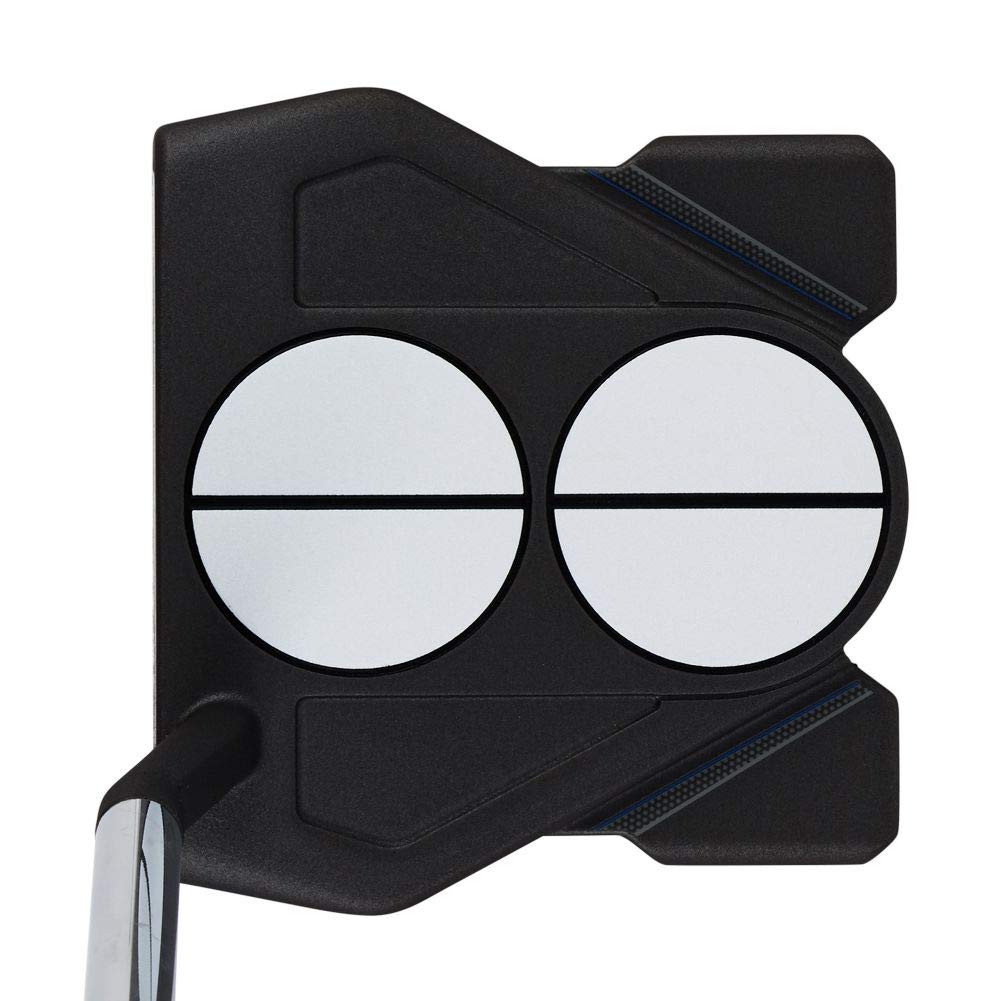 Odyssey Golf 2021 Ten Putter (Right-Handed, 2 Ball Lined, Slantneck Pistol, 34") , Black