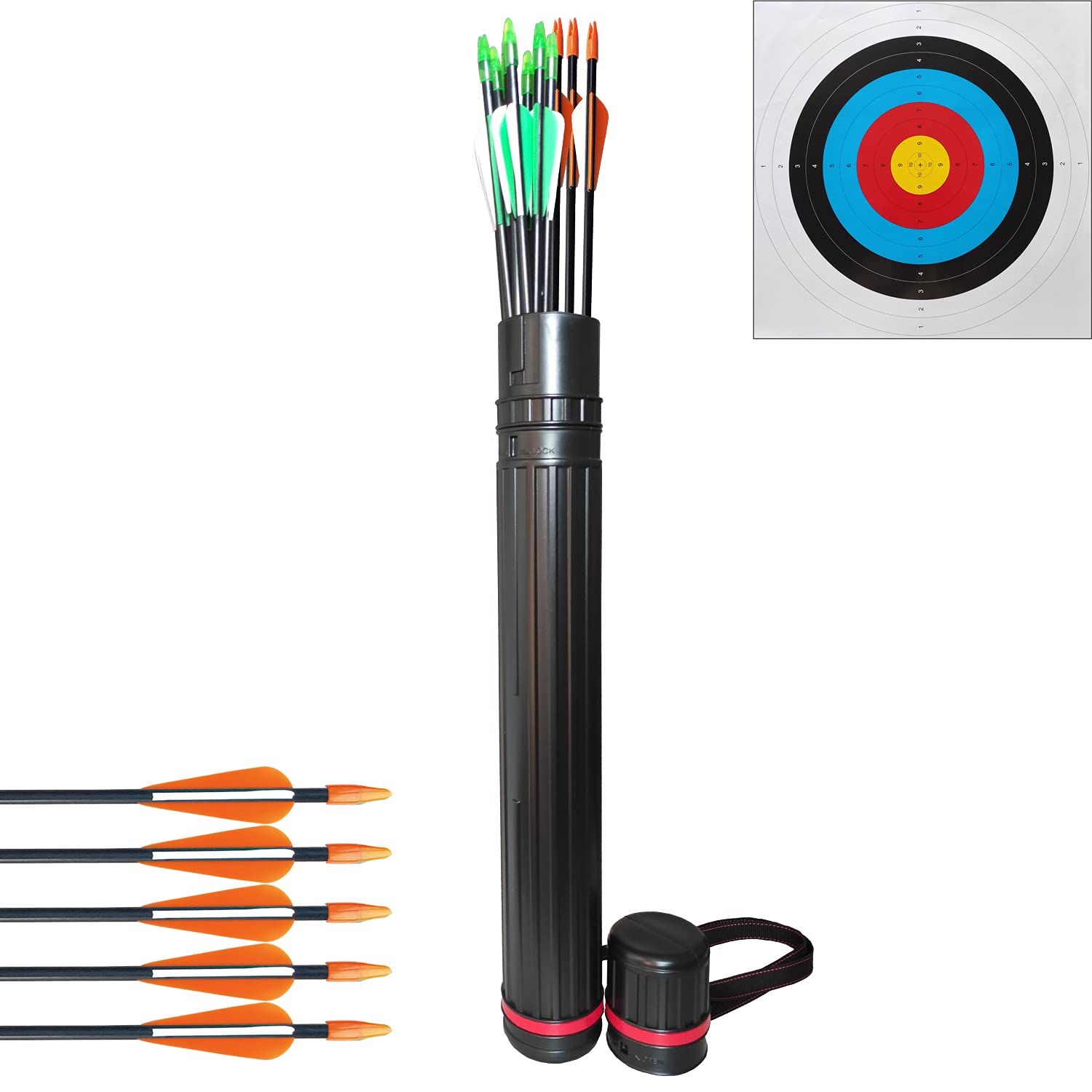 Archery Recurve Bow and Arrows Set for Adults Starters 30 40 lbs with Quiver Target Faces Arm Guard Finger Saver,Takedown Longbow Kit for Outdoor Hunting Practice Right Hand (40LB with Bow Case)