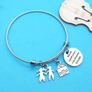 Xiahuyu Principal Gifts School Principal Bracelet Behind a Great School is an Awesome Principal Bracelet Principal Appreciation Gifts Christmas Birthday Retirement Gifts End of School Year Gifts