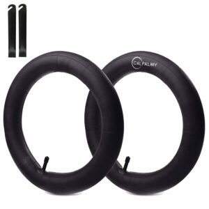 calpalmy (2 pack) 14’’ x 1.75/1.95/2.125 kids bike replacement inner tubes - inner tube replacement with 32mm schrader valve compatible with schwinn roadster tricycle and steerable kids bike and more