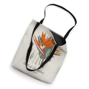 Bird of Paradise Botanical, Tropical Plants Tote Bag