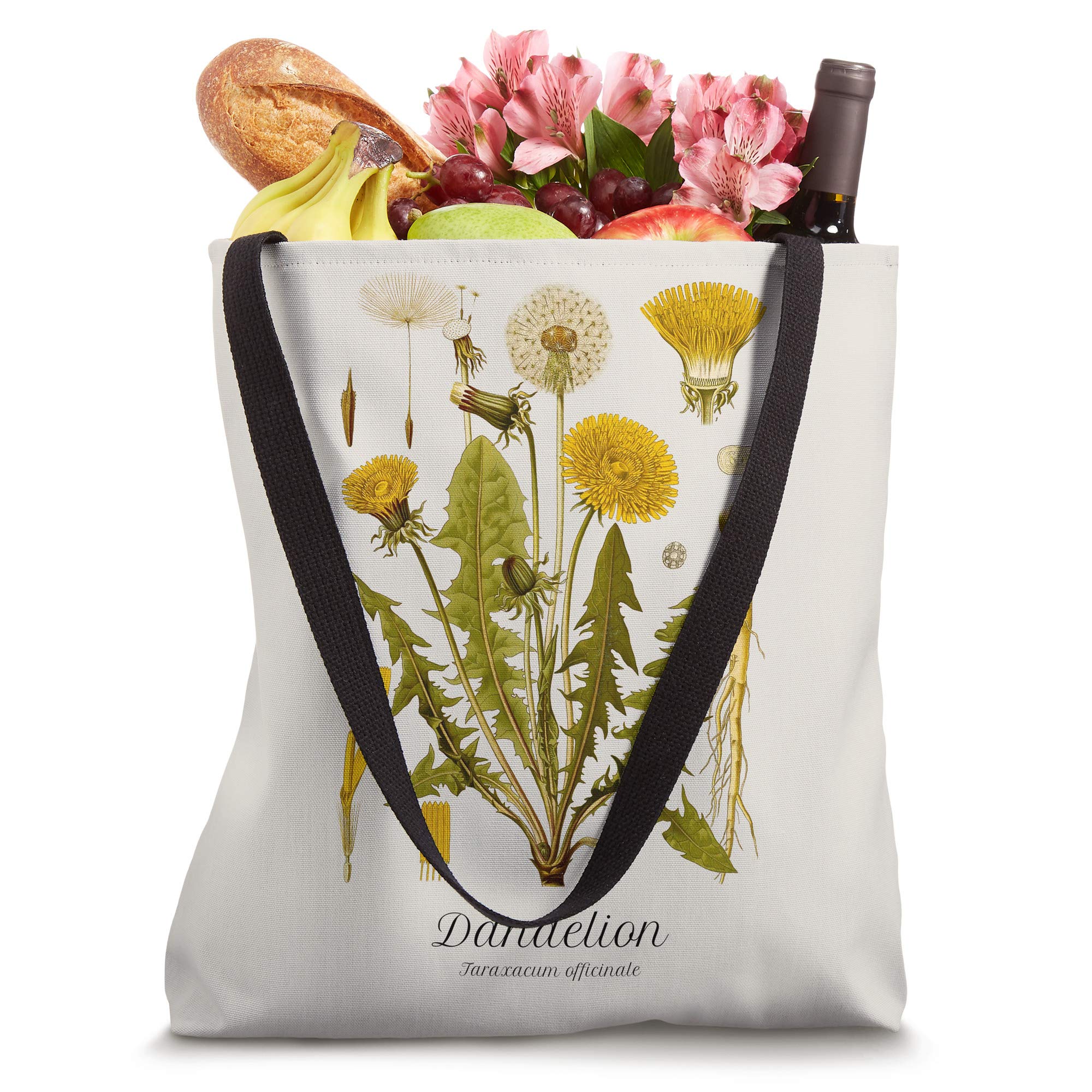 Dandelion Vintage Botanical, Herbalist Gardening Gift Tote Bag