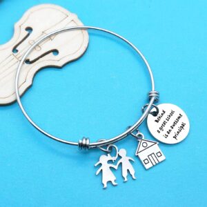 Xiahuyu Principal Gifts School Principal Bracelet Behind a Great School is an Awesome Principal Bracelet Principal Appreciation Gifts Christmas Birthday Retirement Gifts End of School Year Gifts