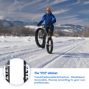 ZTZ 26 * 4.0 inch Fat Tire MTB Air Suspension Fork - Ultralight Rebound Adjustment Front Fork,120mm Travel, 135mm Spacing Hub，9mm QR，Crown Lockout， Ideal for Snow Beach XC Mountain Bikes