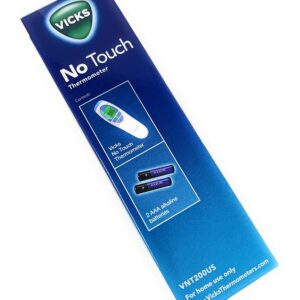 Vicks No Touch 3-in-1 Thermometer,Measures Forehead,Food and Bath temperatures