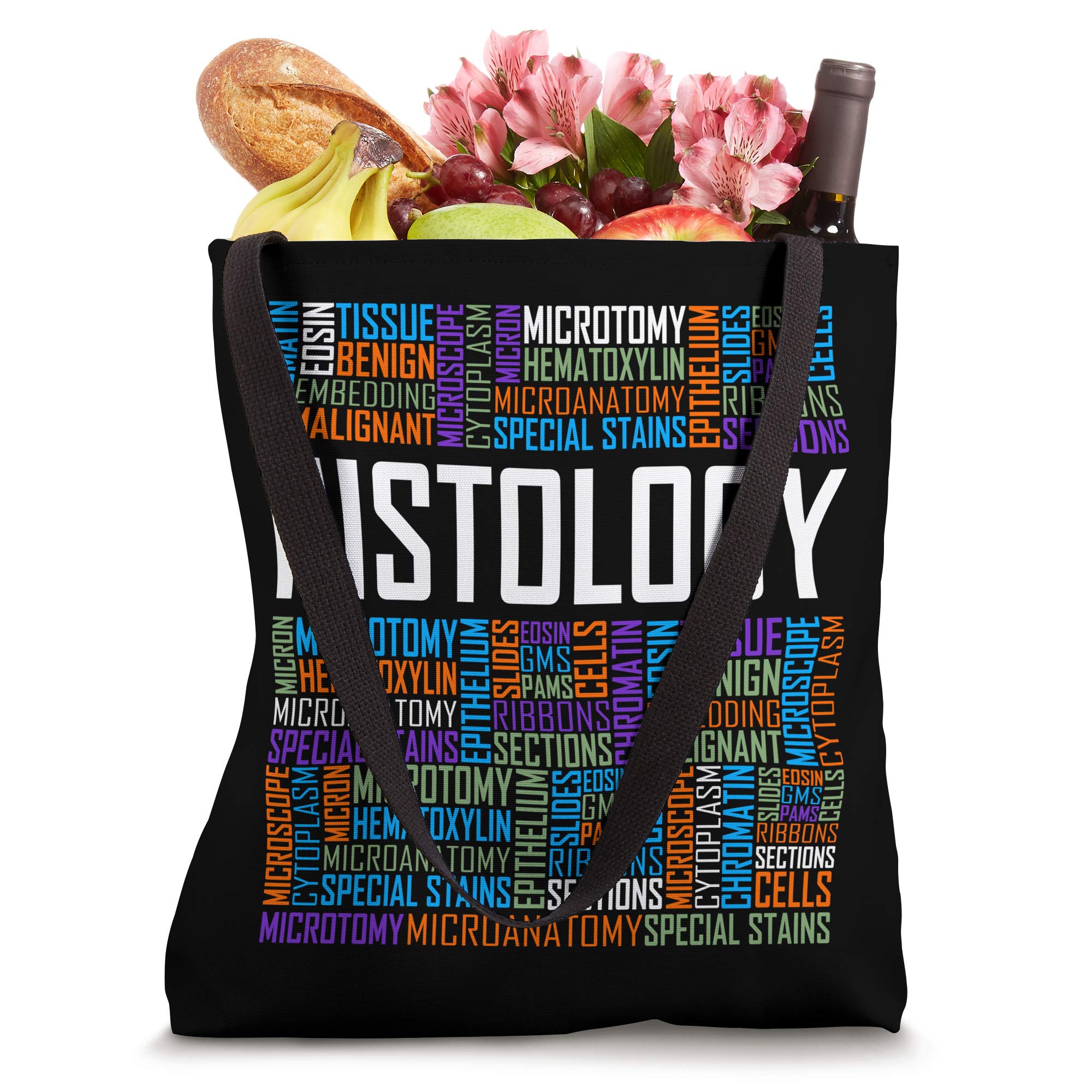 Histology Words Histologist Technician Gift Tote Bag