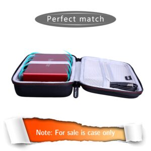 LTGEM EVA Hard Case for Focusrite Scarlett Solo / 2i2 (3rd or 4rd Gen) / 4i4 3rd Gen USB Audio Interface or MAONO USB Audio interface - Travel Protective Carrying Storage Bag