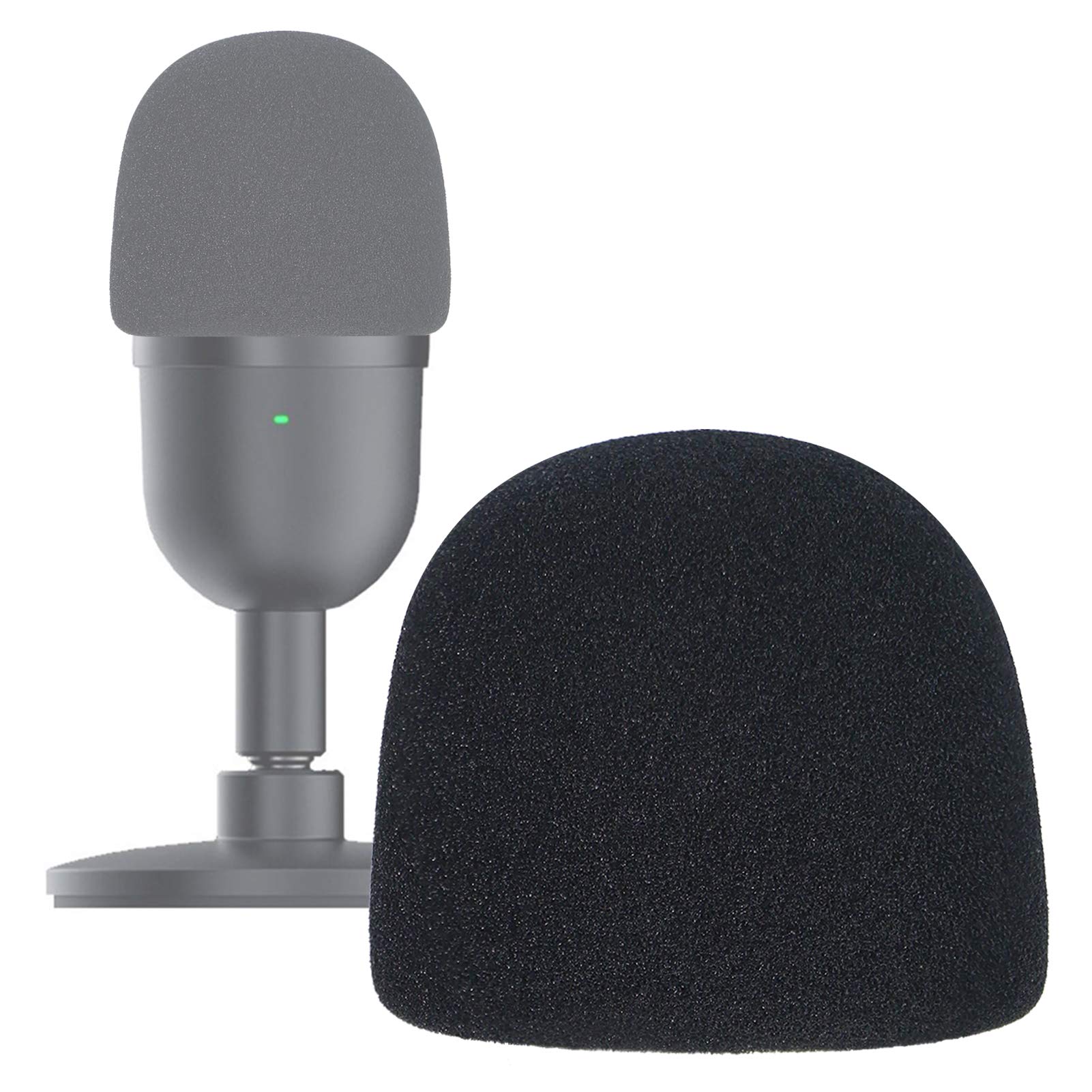 SUNMON Seiren Mini Pop Filter Foam Cover - Professional Mic Windscreen Wind Cover for Razer Seiren Mini USB Streaming Microphone to Minimise Plosives