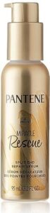 pantene hair serum, split ends hair treatment, hair serum for frizzy and damaged hair, miracle rescue, 3.2 oz