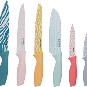 Cuisinart C55-12PRA Advantage-Cutlery-Set, 12-Piece, Animal Print