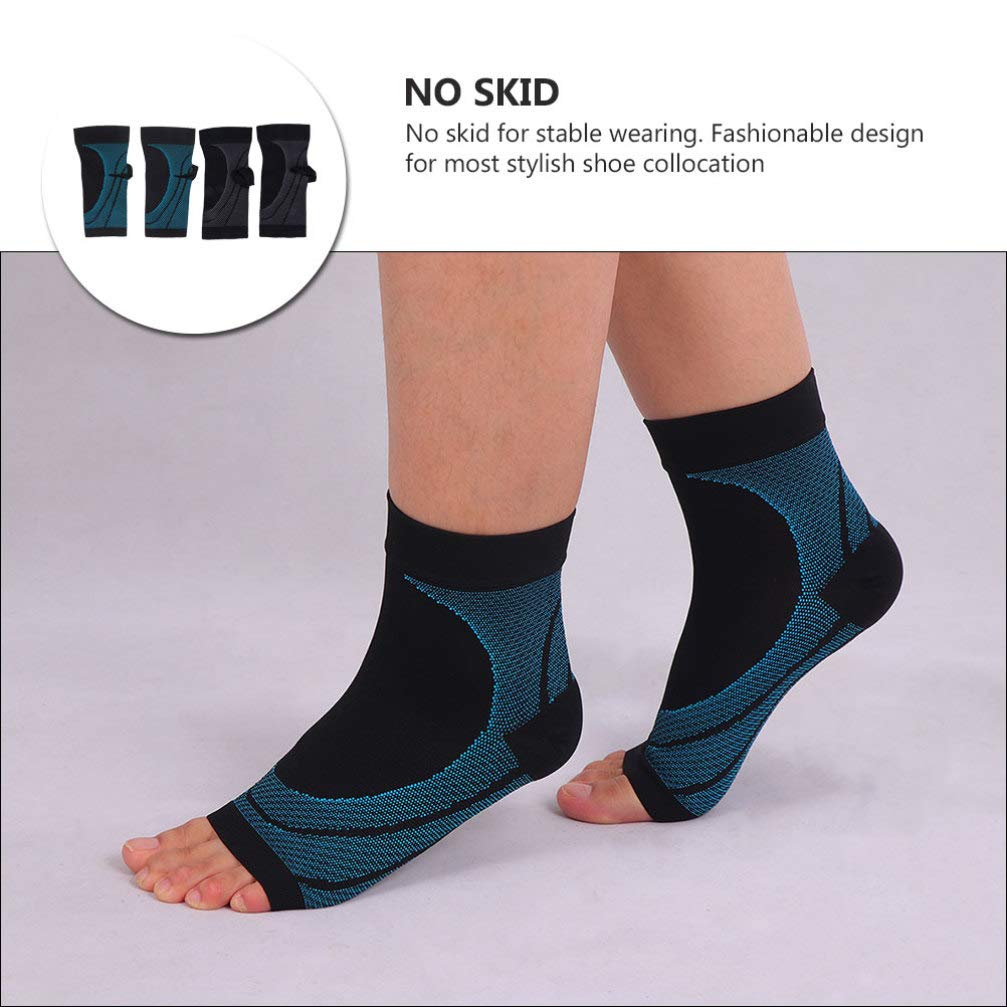 2 Pairs Socks Guard Brace Ankle Support Ankle Sprain Protection Band Men Sports Socks Foot Fascia Socks Elastic Socks Ankle Brace Compression Socks Socks