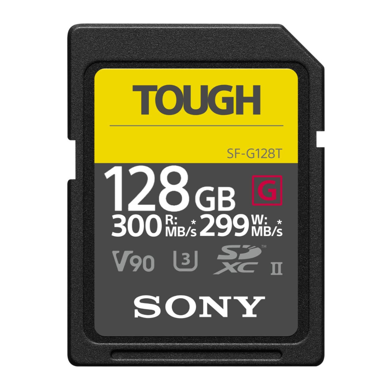 Sony 128GB UHS-II Tough G-Series SD Card and 2-in-1 Aluminum Dual Slot SD Card Reader Bundle (2 Items)