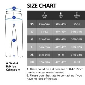 Little Donkey Andy Women's High-Performance Waterproof Rain Pants Lightweight Breathable Golf Hiking Pants Grey Size L