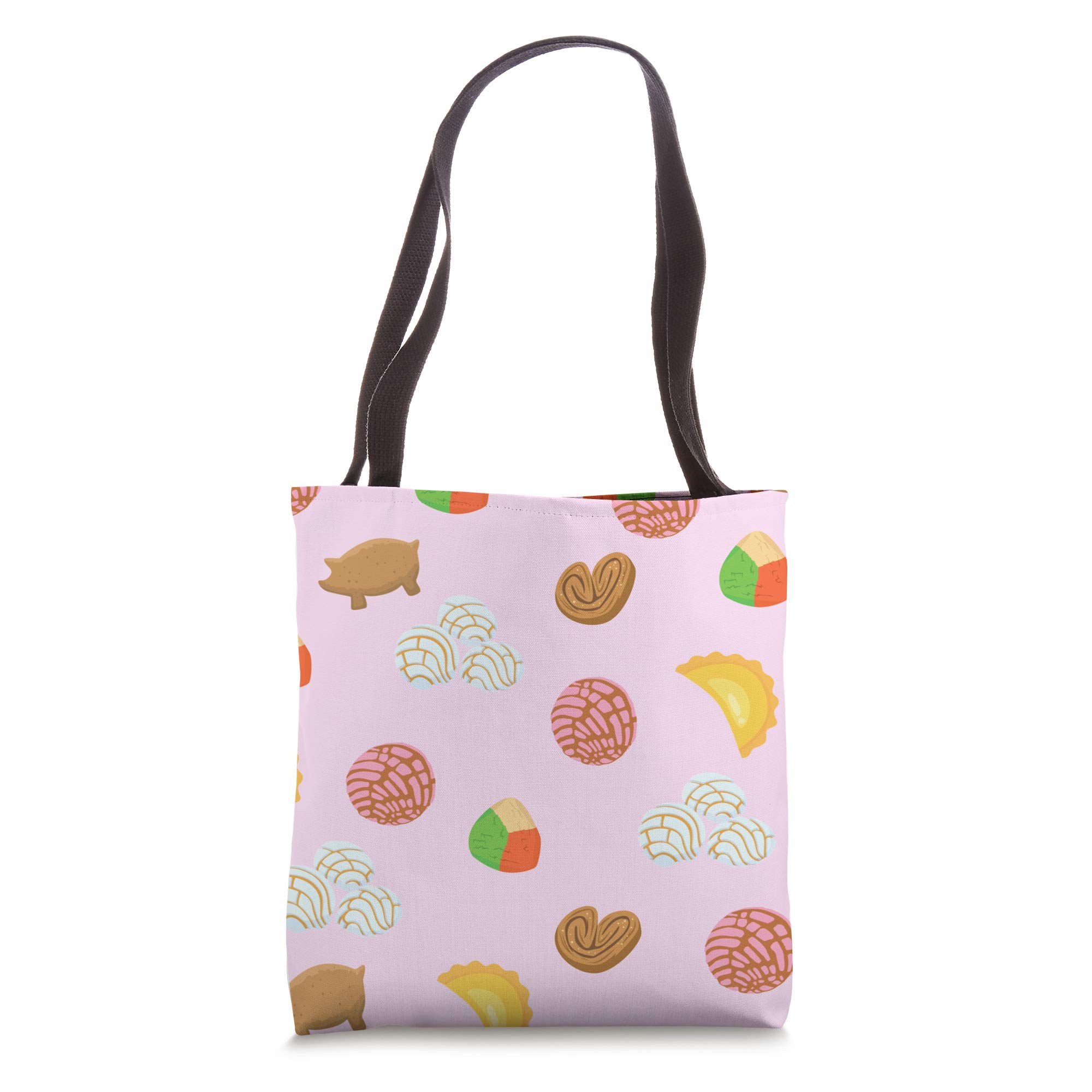 Conchas Pan Dulce Pattern on Pink Latina Gift Mexican Bakery Tote Bag