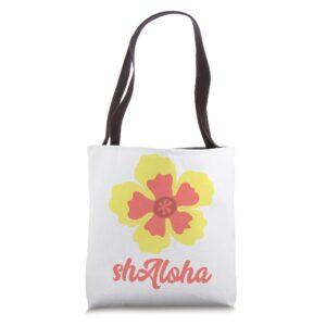 shaloha from hawaii jewish travel hawaiian vacation shalom tote bag