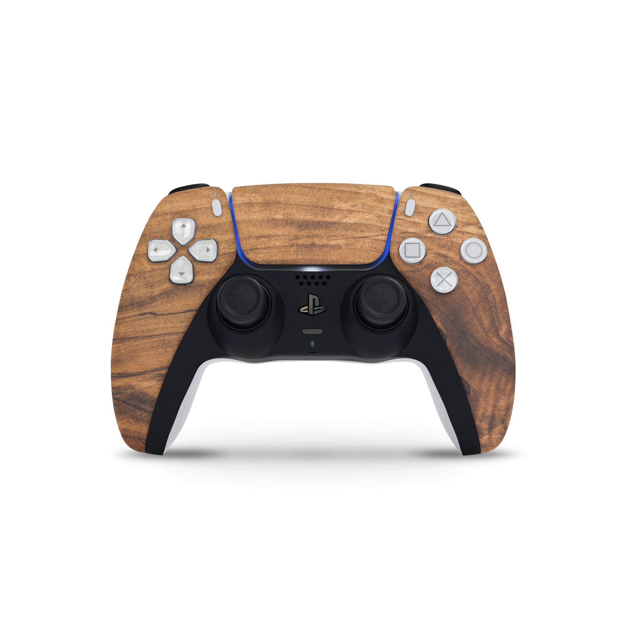 Design Skinz Raw Wood Planks V11 - Full-Body Cover Wrap Decal Skin-Kit Compatible with The Sony Playstation 5 Console (Disc Drive) + Controller