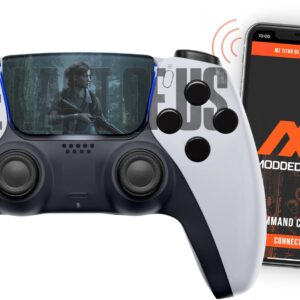 MODDEDZONE Last SMART Rapid Fire Custom Modded Controller compatible with PS5 all shooter games & more