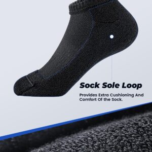 IDEGG 8 Pairs Ankle Performance Athletic Running Socks Low Cut Sports Tab Socks for Women and Men