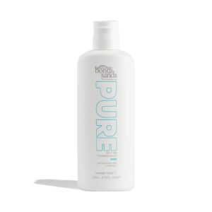 bondi sands pure dark self-tanning foaming water | hydrates with hyaluronic acid for a flawless tan, fragrance free, cruelty free, vegan | 6.76 oz/200 ml