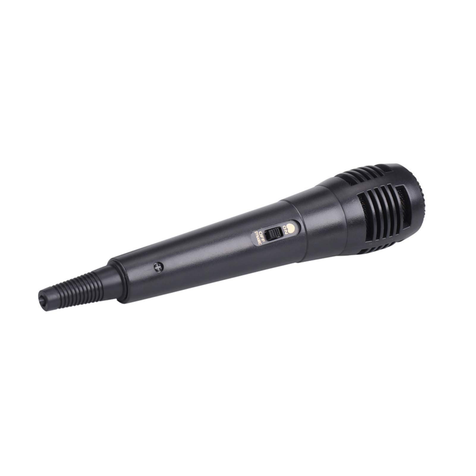 Floralby Handheld 6.5mm Wired Uni-Directional Dynamic Karaoke Microphone with Audio Cable - Black