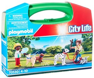 playmobil puppy playtime carry case