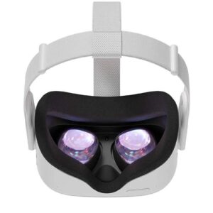 Oculus Quest 2 — 64GB Video — Advanced All-in-One Virtual Reality Headset with 3D Cinematic Sound, White — for Family Holiday VR Gaming Entertainment — 16 Feet USB Type-C Link Cable