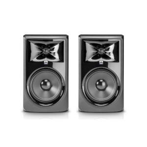 jbl 308p mkii powered 8-inch monitor bundle (pair) (2 items)