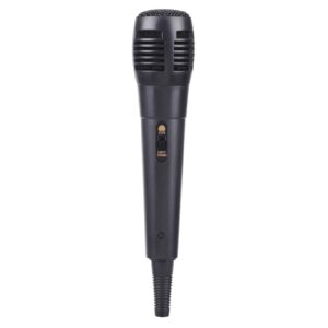 Floralby Handheld 6.5mm Wired Uni-Directional Dynamic Karaoke Microphone with Audio Cable - Black