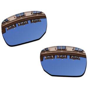 Vonxyz Lenses Replacement for Oakley Ejector OO4142 Sunglass - Chrome MirrorCoat Polarized