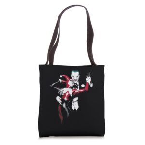 batman harley and joker tote bag