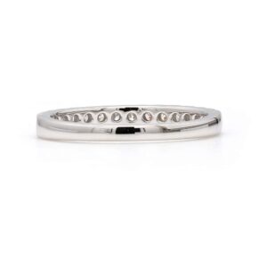 14k White Gold Lab-Created Diamond Wedding Ring Band (1/2 cttw, F-G Color, VS-SI Clarity) Size 6