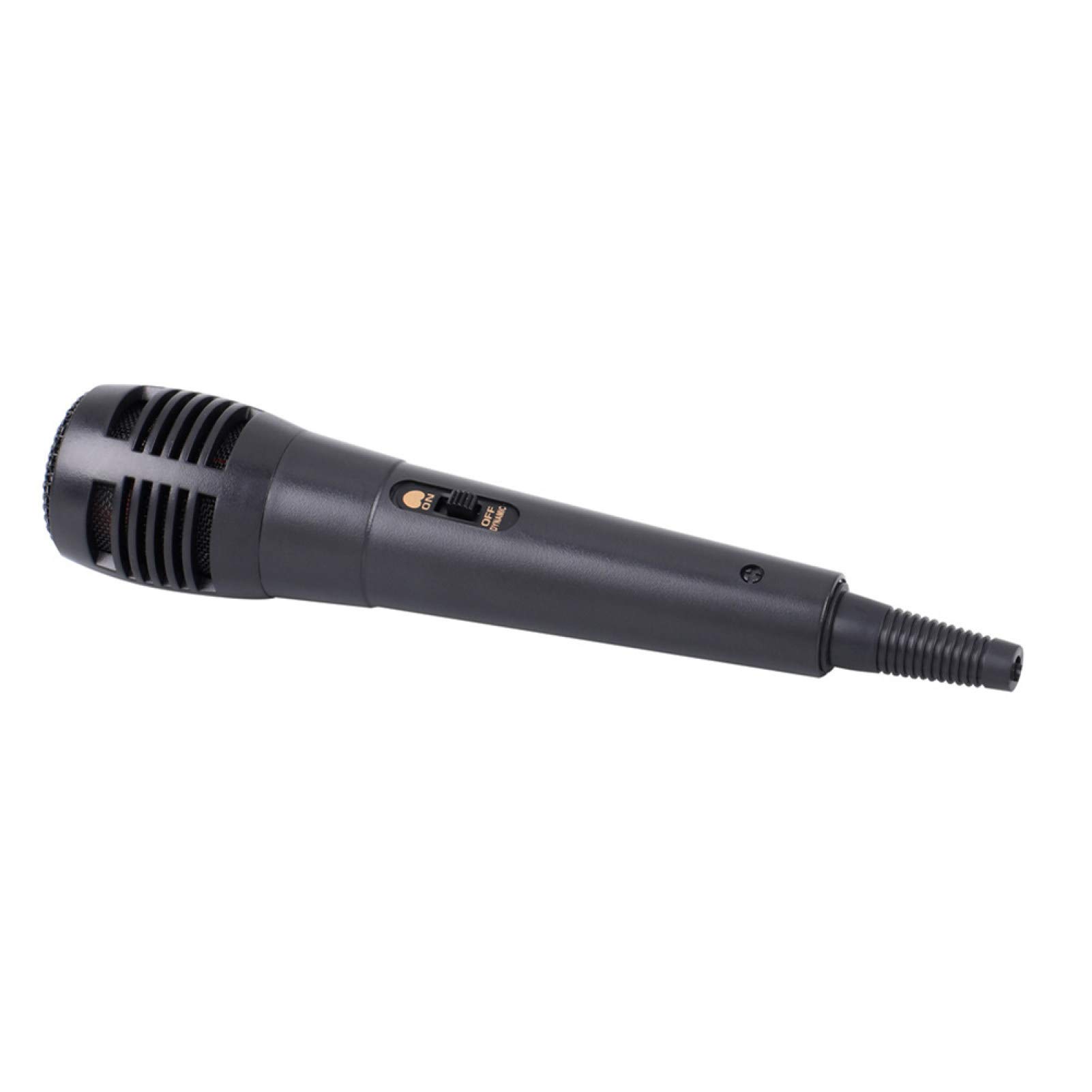 Floralby Handheld 6.5mm Wired Uni-Directional Dynamic Karaoke Microphone with Audio Cable - Black