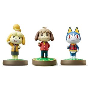 3 pack set digby/rover/isabelle winter ( animal crossing series) for switch - switch lite - wiiu - 3ds - (bulk packaging)