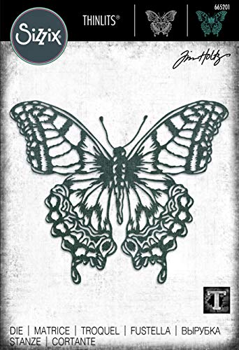 Sizzix Thinlits Die 665201 Perspective Butterfly by Tim Holtz, Multicolor