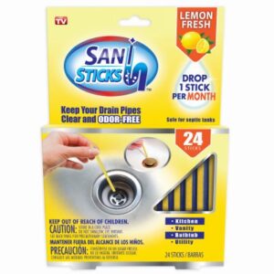 happyhealth lemon drain concentrated cleaning & sanitation sani-stick