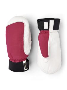 hestra alpine short gore-tex ski mitten - fuchsia - 9