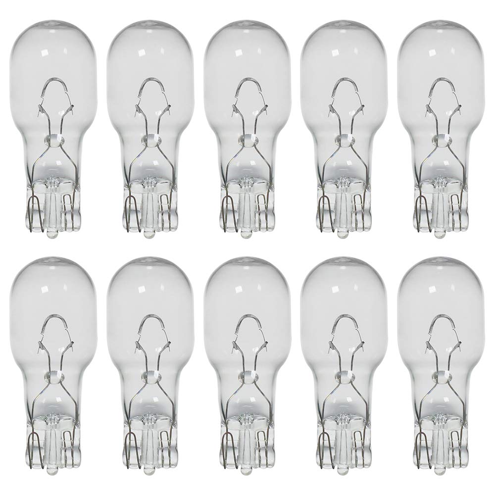 MUQIULIA Landscape Light Bulbs，Low Voltage Light Bulbs, T5 Malibu Bulbs 11W, Garden Light Bulbs 12V, Wedge Base, Landscape Bulbs 10 Pack