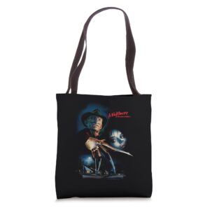 a nightmare on elm street elm street poster tote bag