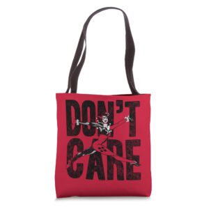 Harley Quinn Don't Care Tote Bag