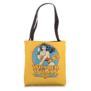 wonder woman circle tote bag