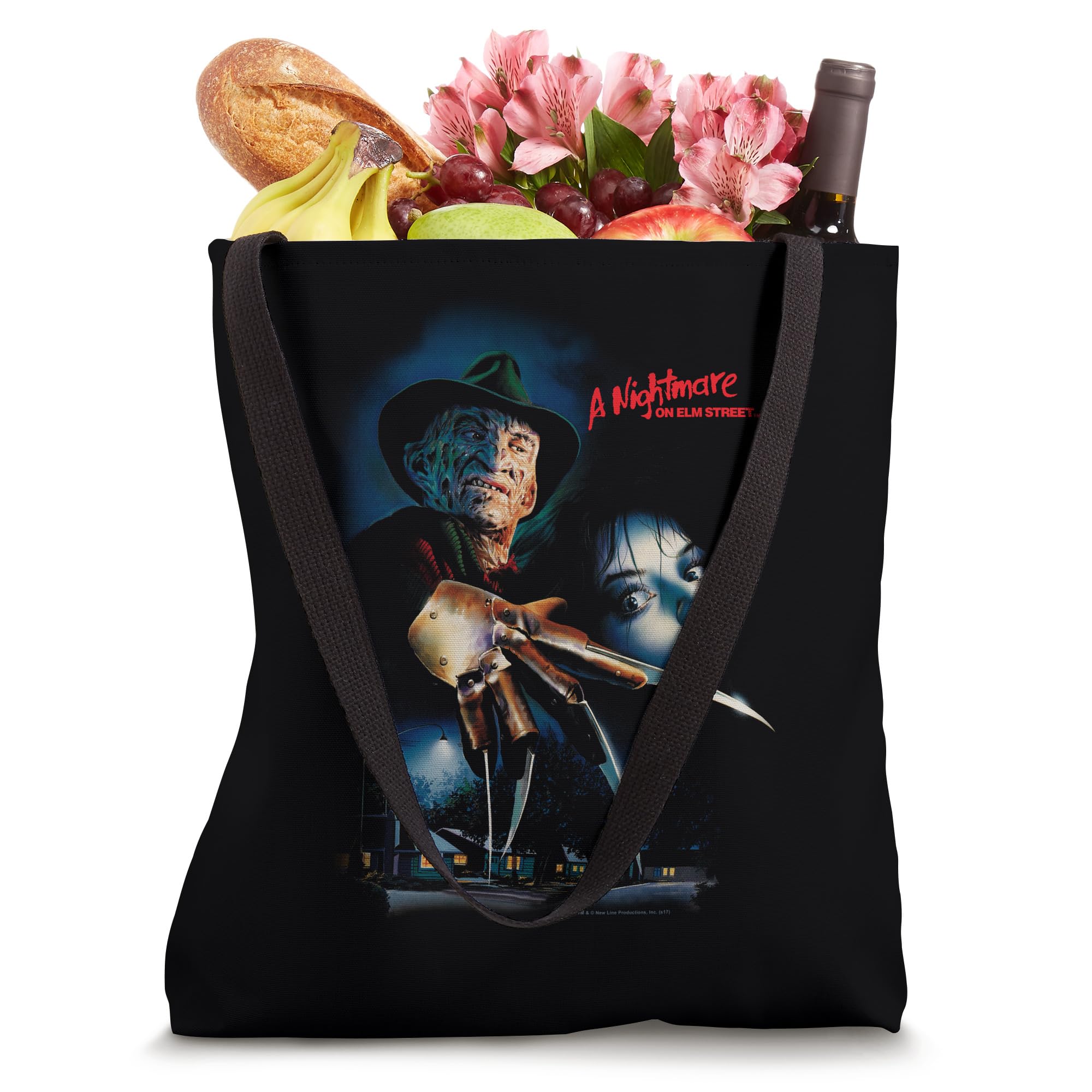 A Nightmare on Elm Street Elm Street Poster Tote Bag