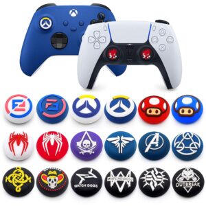 2pcs joystick cap silicone rubber thumb stick grip caps for ps5 ps4 ps3 xbox 360 xbox one xbox one x elite controller (color 11)