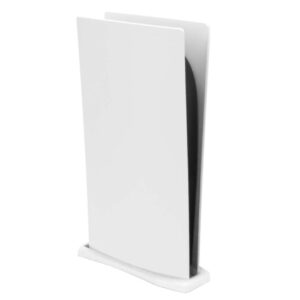 rdfj vertical stand for ps5 series console with built-in cooling vents and non-slip feet, space-save, specially designed (white, for ps5 1000 digital version)