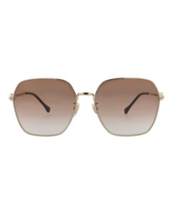 gucci square-frame metal sunglasses