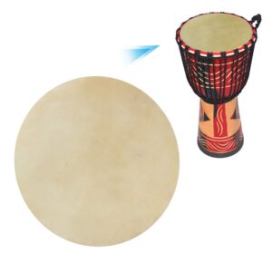 demeras bongo drum head transparent sound, for training exercise for drum, african drum and etc. (9.0 inch), demeras60ct5wfn8i-02