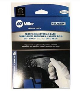 miller 216326 elite front lens cover pkg = 5 4 11/16" x 5 5/8"