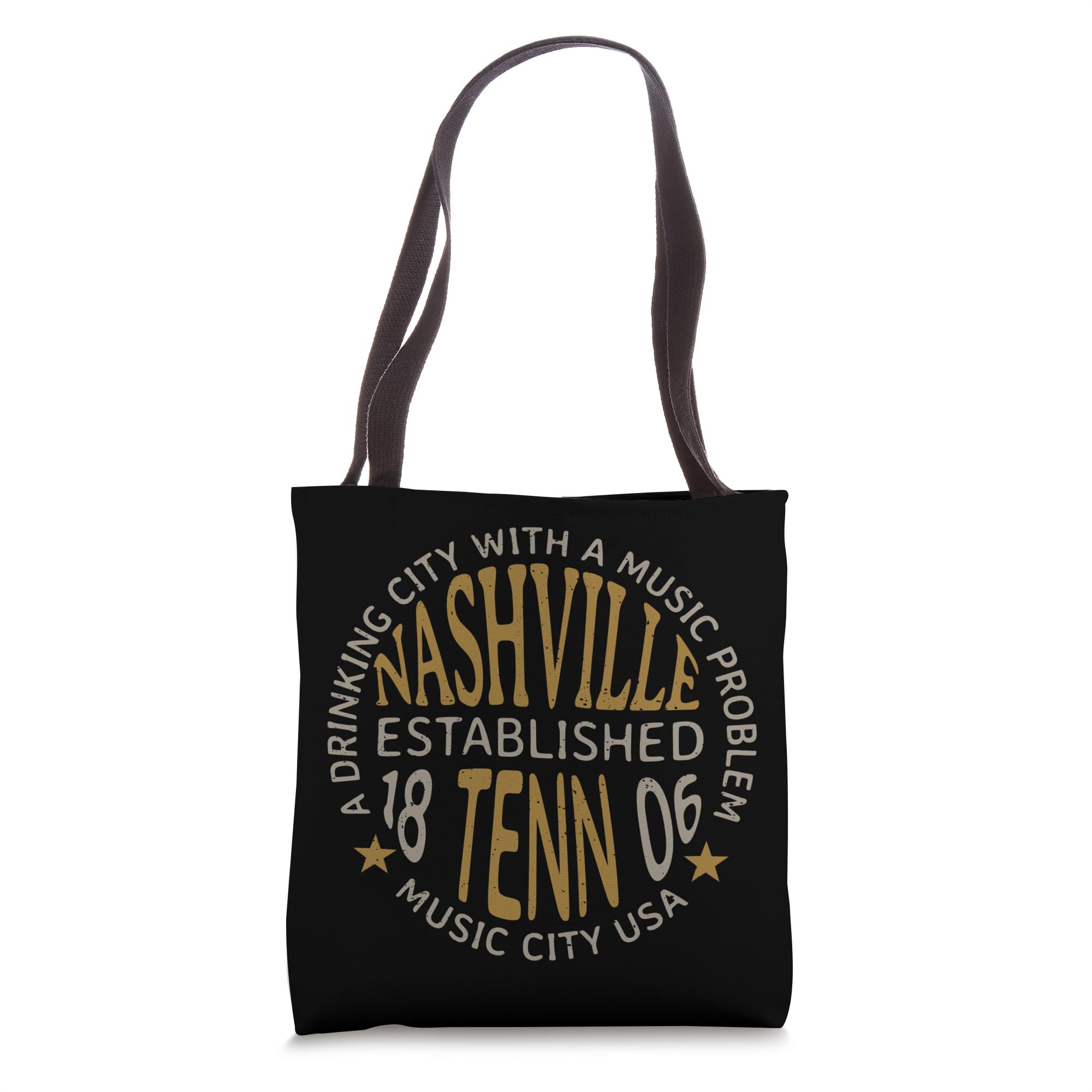 Nashville Tennessee Music City Souvenir Tote Bag