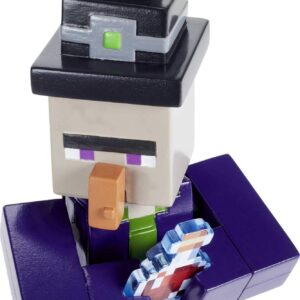 Minecraft Witch 3.25 3.25" scale Video Game Authentic Action Figure with Accessory and Craft-a-block