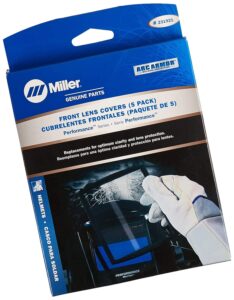 genuine miller front lens cover, 4-1/2 x 5 in, pk5 231921